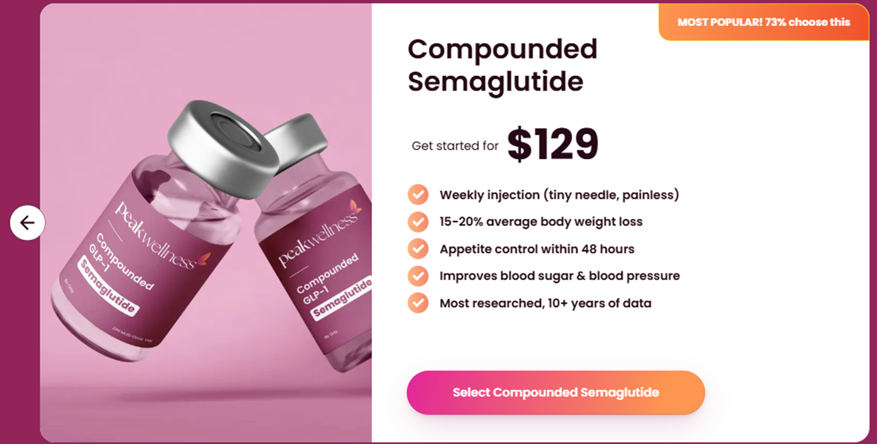 Peak Wellness GLP-1 Clinic Review: Pricing, Safety, Speed - Nutrition ...